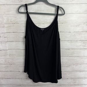 torrid | Tops | Torrid Eva Stretch Black Challis Tank | Poshmark